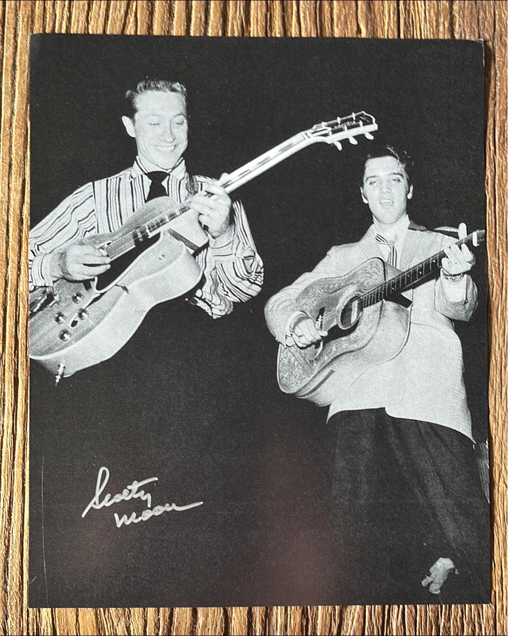 Scotty Moore original autograph - Memphis Mansion