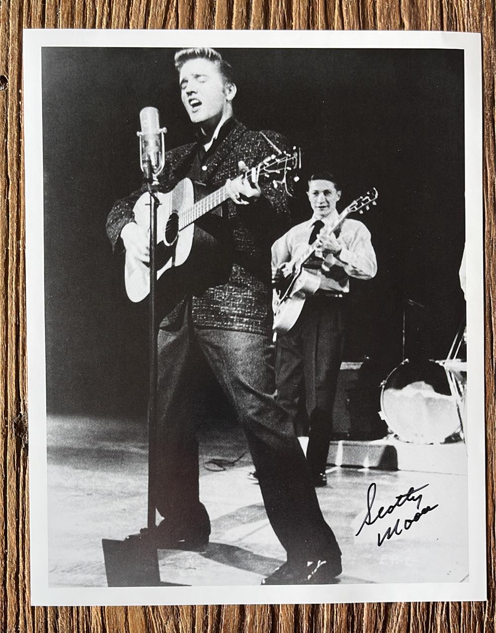 Scotty Moore original autograf - Memphis Mansion