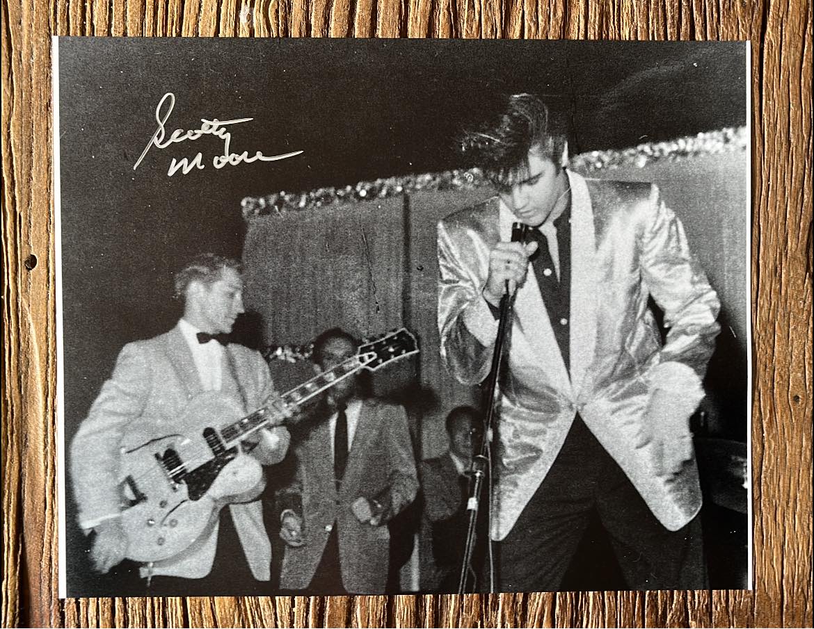 Scotty Moore original autograph - Memphis Mansion