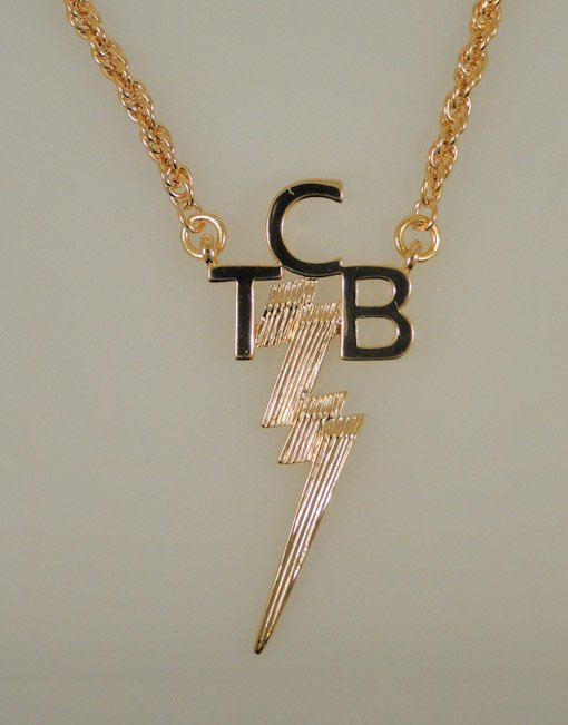 TCB Gold plated necklace - Memphis Mansion