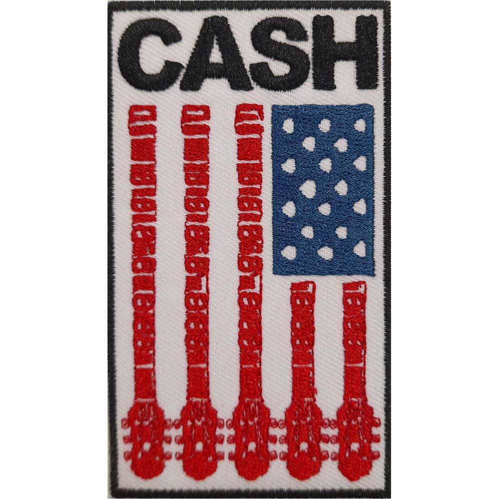Johnny Cash USA - Iron On Badge - Memphis Mansion