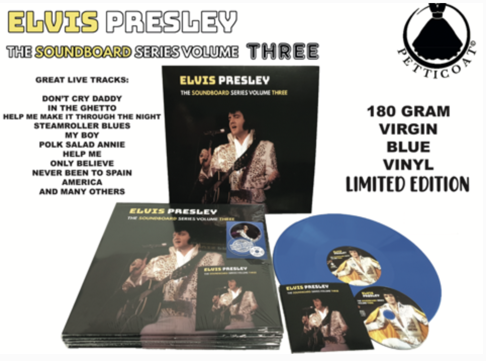Elvis Presley – The Soundboard Series Volume Three – Lim/CD/Blue Vinyl ...